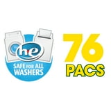 Great Value Laundry Pacs, Original Scent, 76 Count for Stain Removal ...