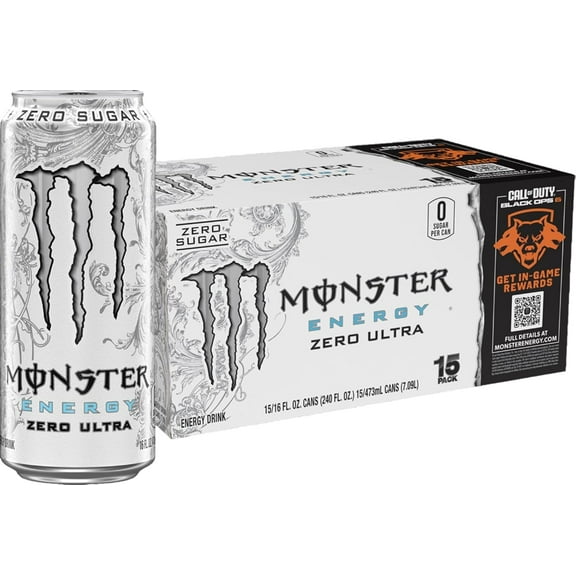 Monster Energy Drink, Green, Original, 16 Ounce (Pack of 15) - Walmart.com