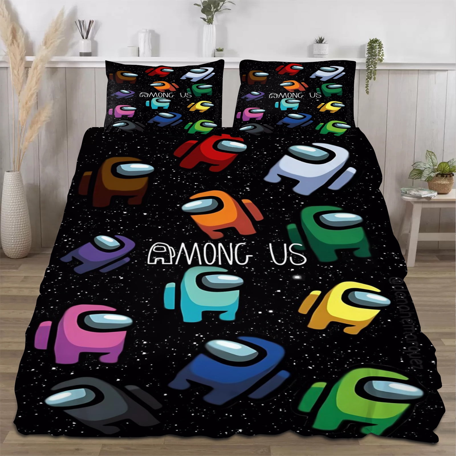 Click here for Yingd Among Us Bedding Comforter Sets queen Quilt... prices