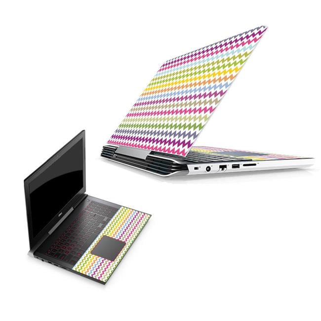 MightySkins DEG515-Rainbow Chevron Skin Decal Wrap for Dell G5 15 in ...