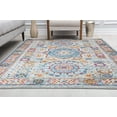 Harper HY60C Constellation Abstract Vintage Gray Area Rug, 5'3" x 7'0 ...