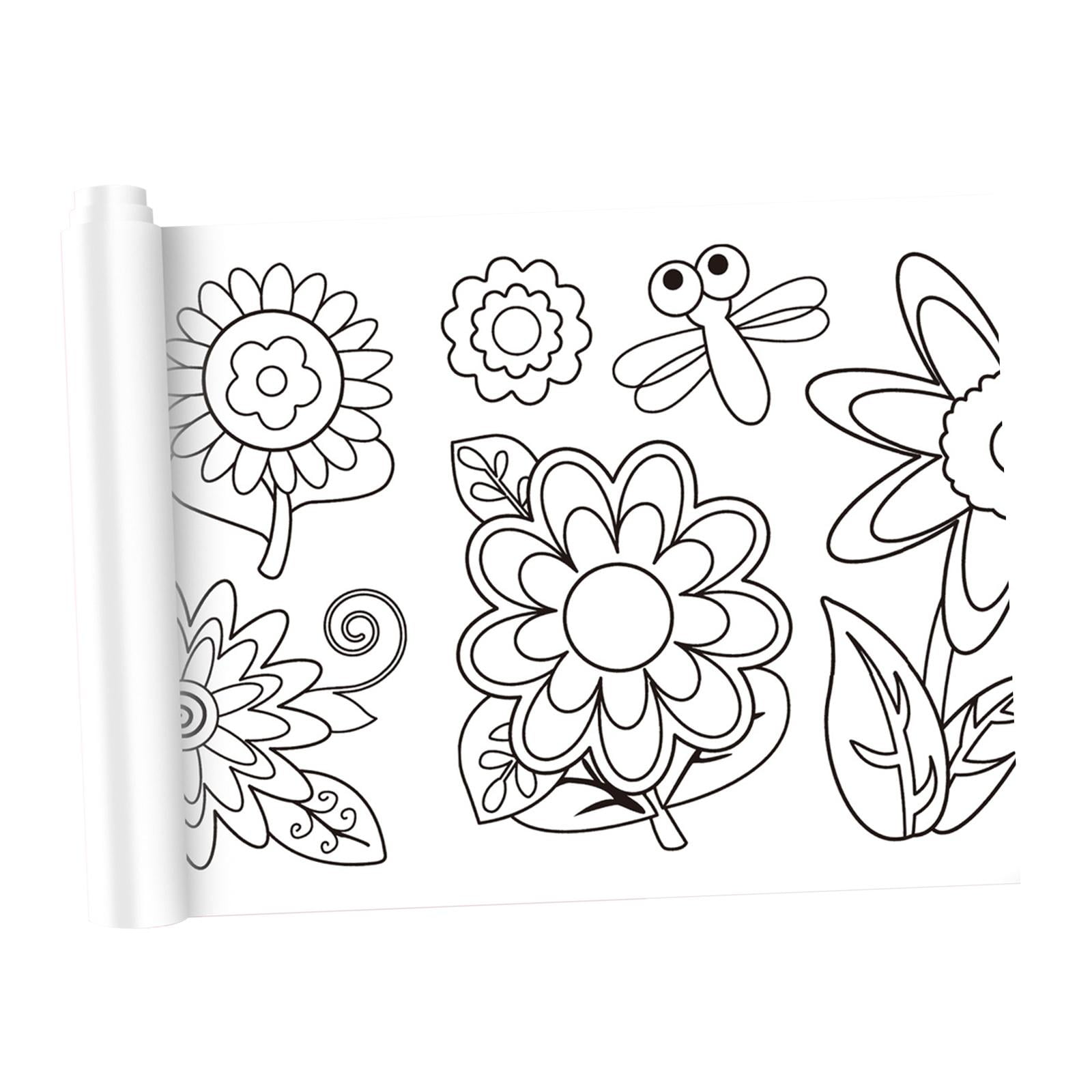 Coloring Poster Birthday Gift 30x300cm Painting DIY Coloring Book Art ...