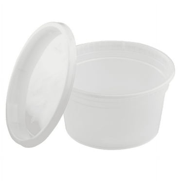 Karat 12 oz Black PP Injection Molded Round Deli Containers with Lids ...