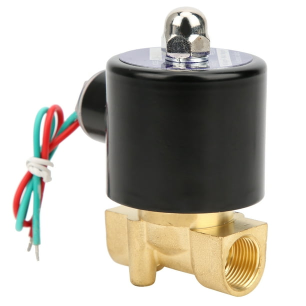 Válvula normalmente cerrada, válvula de latón G3/8 pulg. Válvula ...