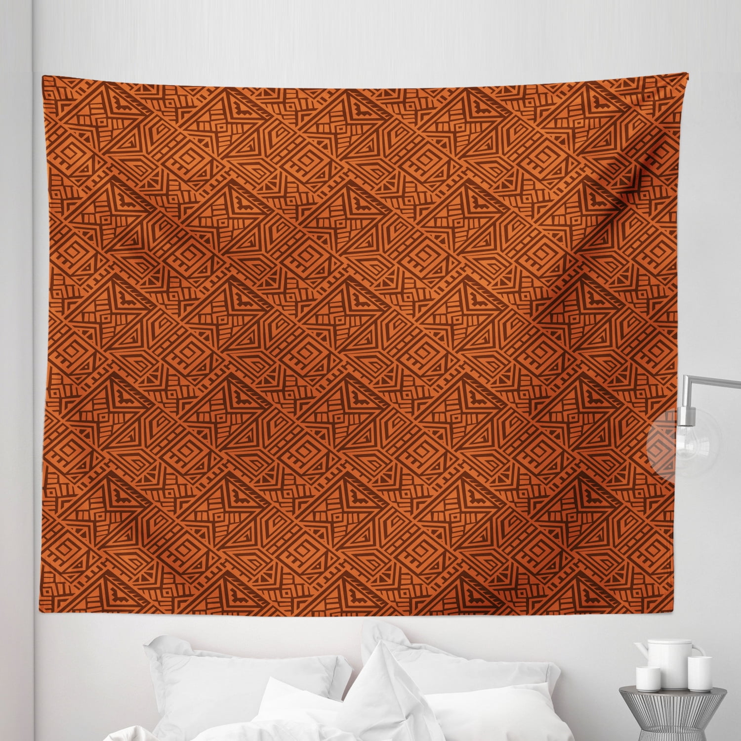 Aztec Tapestry, Exotic Culture Antique Old Fashioned Bohemian Design ...