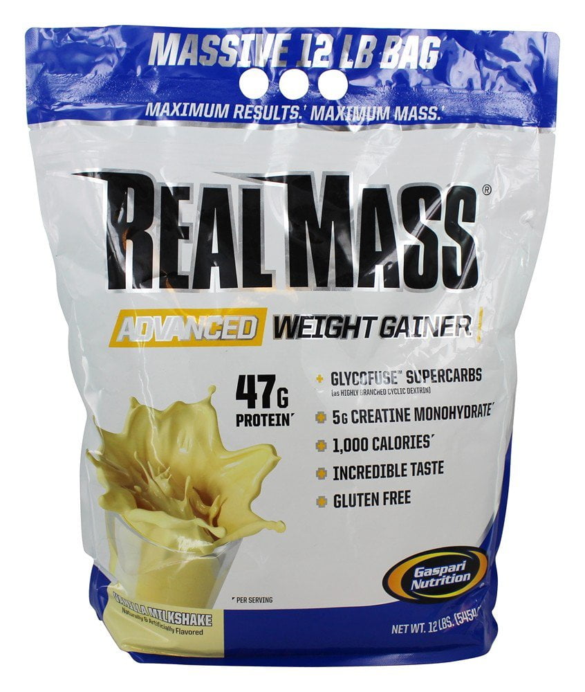 Buy Gaspari Nutrition - Real Mass Advanced Weight Gainer Vanilla ...