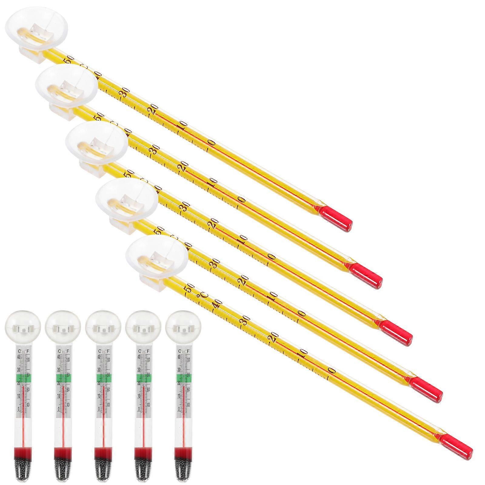 Tank Thermometer Measuring Water Temperature Aquarium Use Assorted ...