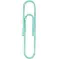JAM Paper Jumbo Paper Clips, Teal Blue, 1 inch, 75/Pack - Walmart.com