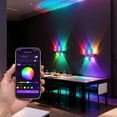 RGB Wall Light Multi-Color Ambient App Control Scene Music Mode Gaming ...