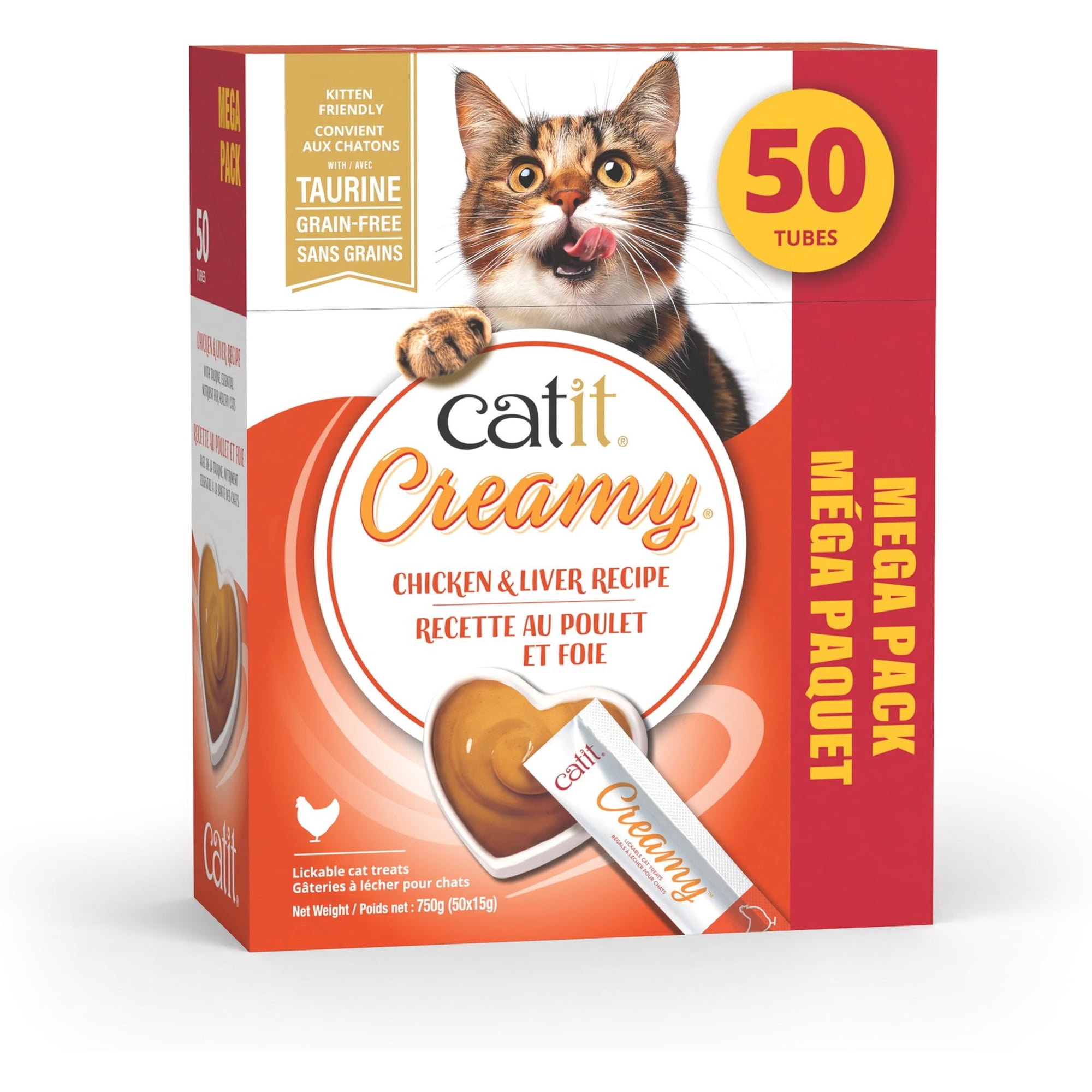Click here for Catit Creamy Chicken & Liver Flavour Lickable Cat... prices
