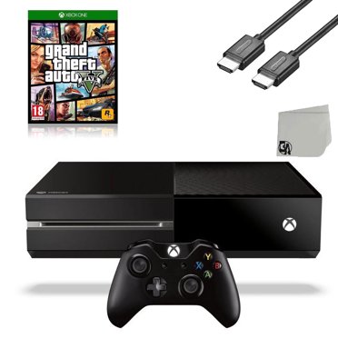 Restored Microsoft Xbox One X 1TB Gaming Console Black with HDMI Cable ...