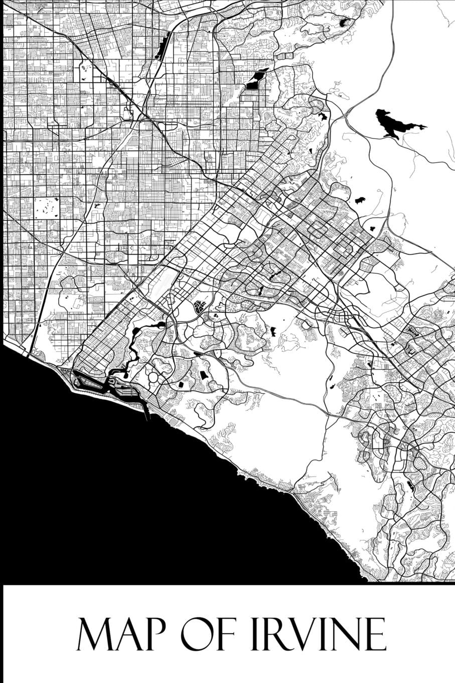 Irvine California County Maps