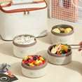 Danhjin Lunch Box Lunch Box 4psc Stainless Steel Double-layer Insulated ...