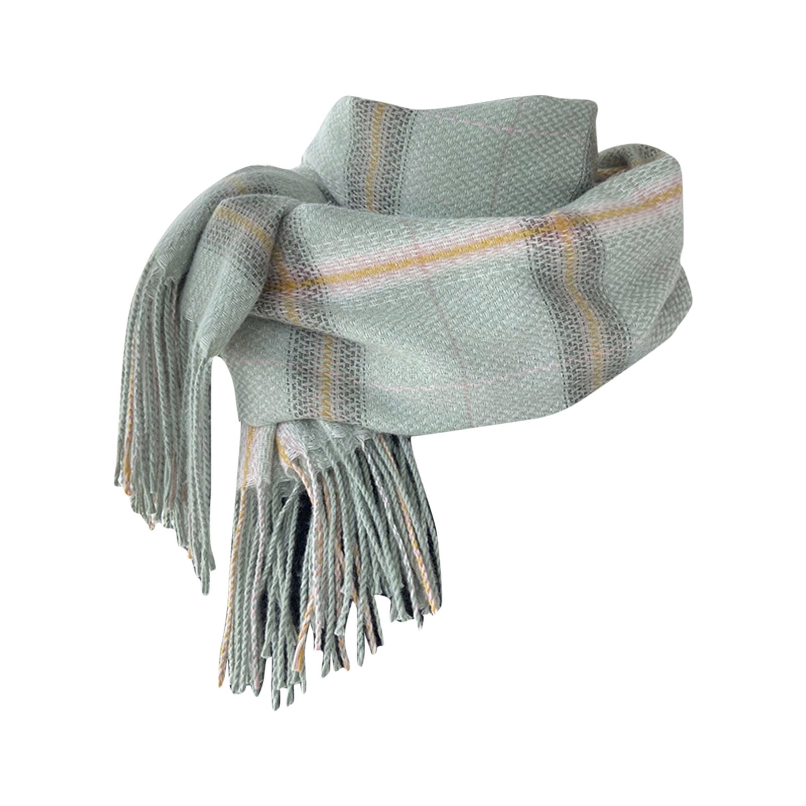 Click here for B91xz Long Scarves For Women Tassel Plaid Scarf Ch... prices