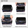 2 Pcs Foldable Felt Storage Bins Decorative Fabric Organizer Baskets ...