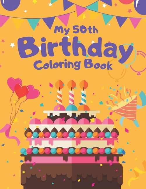50th Birthday Coloring Pages