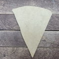 3" Pizza Slice, Unfinished MDF Art Shape by Wooden Craft Cutouts, 1-8 ...