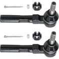 Detroit Axle - 6pc Front Inner & Outer Tie Rods + Boots for Chevrolet ...