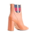 Cecelia New York Sanaz Cognac Color Side Flap Pointed Toe Block Heel ...
