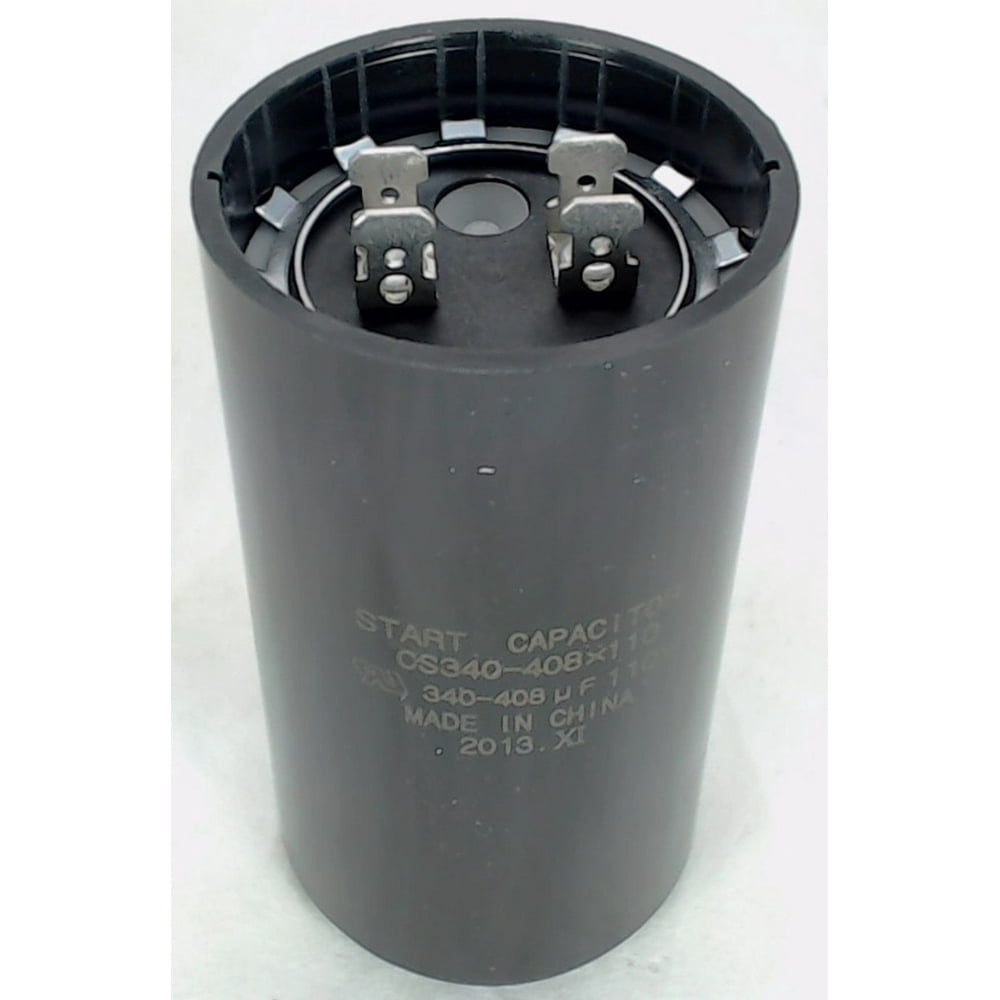 CS340-408X110, Start Capacitor Round 340-408 Mfd. 110 Volt - Walmart ...
