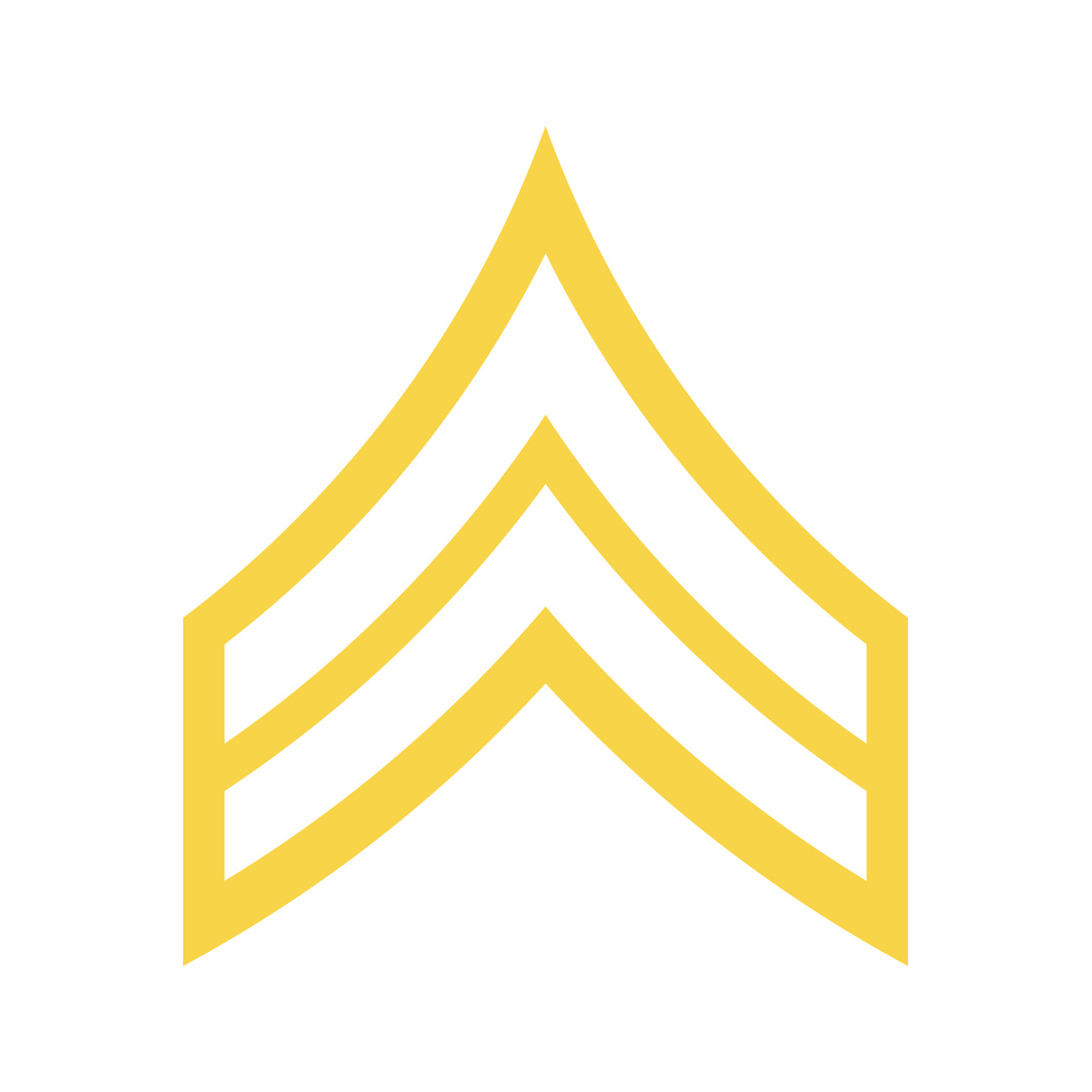 E-4 Corporal Rank Sticker Decal Die Cut - Self Adhesive Vinyl ...