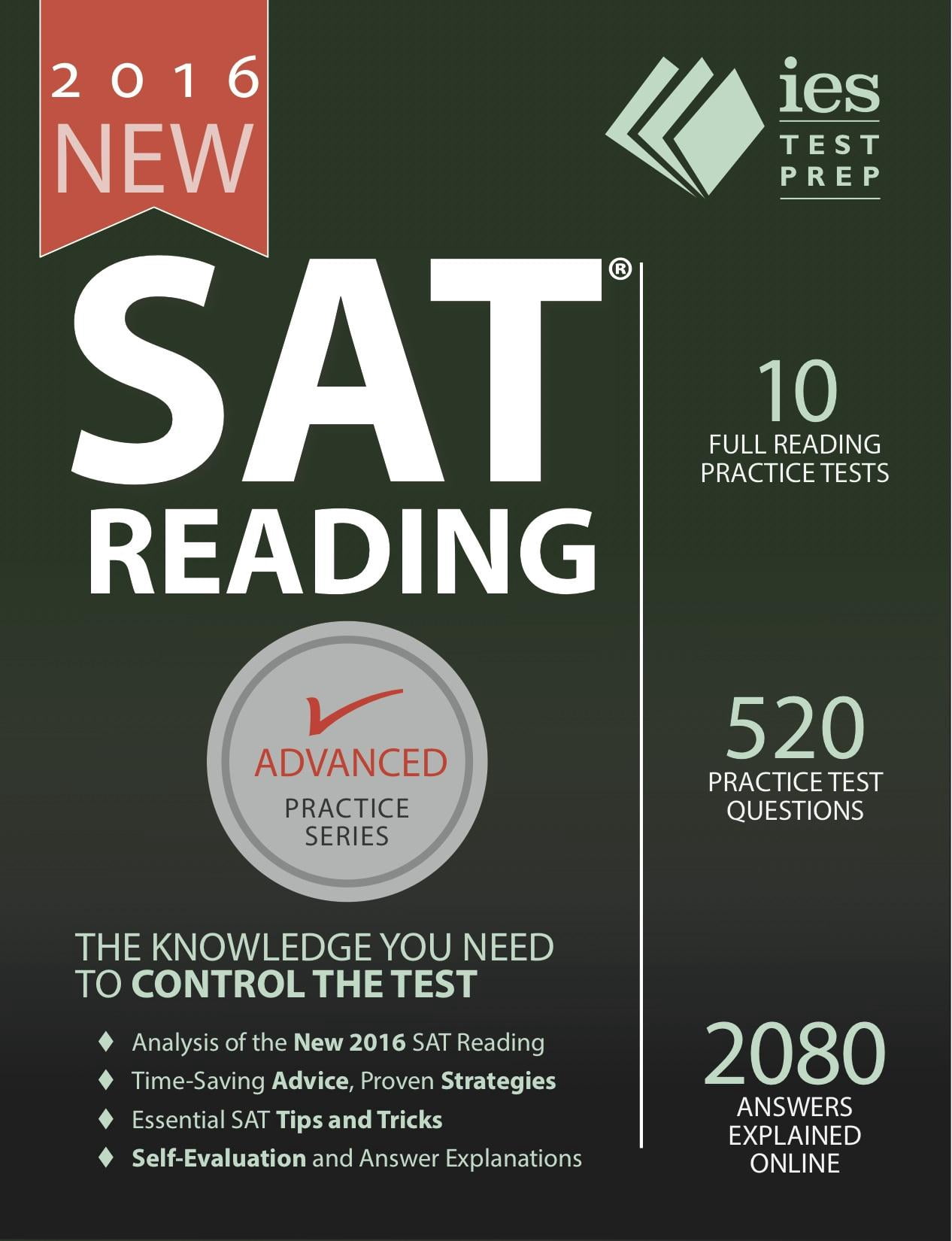 New SAT Reading Practice Book Walmart Walmart New SAT Reading Practice Book Walmart Walmart