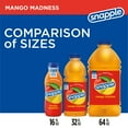 Snapple Mango Madness Juice Drink, 32 fl oz, All Natural, Gluten-Free ...