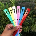100PCS Plant Labels Plant Tree Tags Plastic Wrap Around Hanging Nursery ...