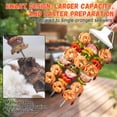 3-Way Grill Skewers, Kabob Sticks,Metal Skewers for Kabobs, 14.7 ...