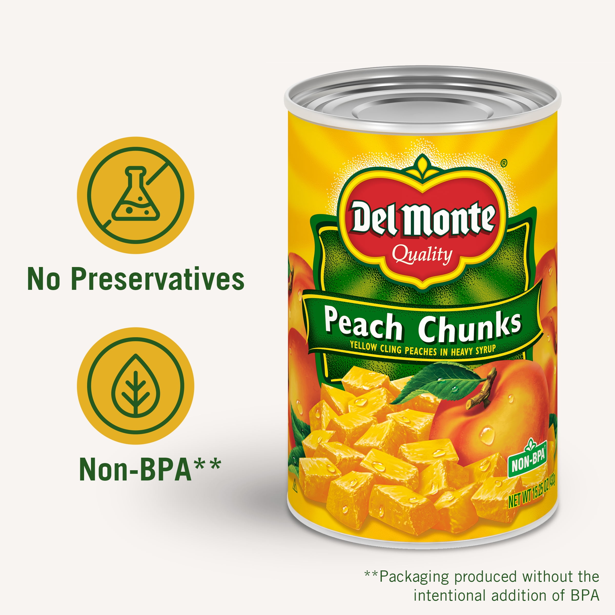Can Of Peaches Yellow