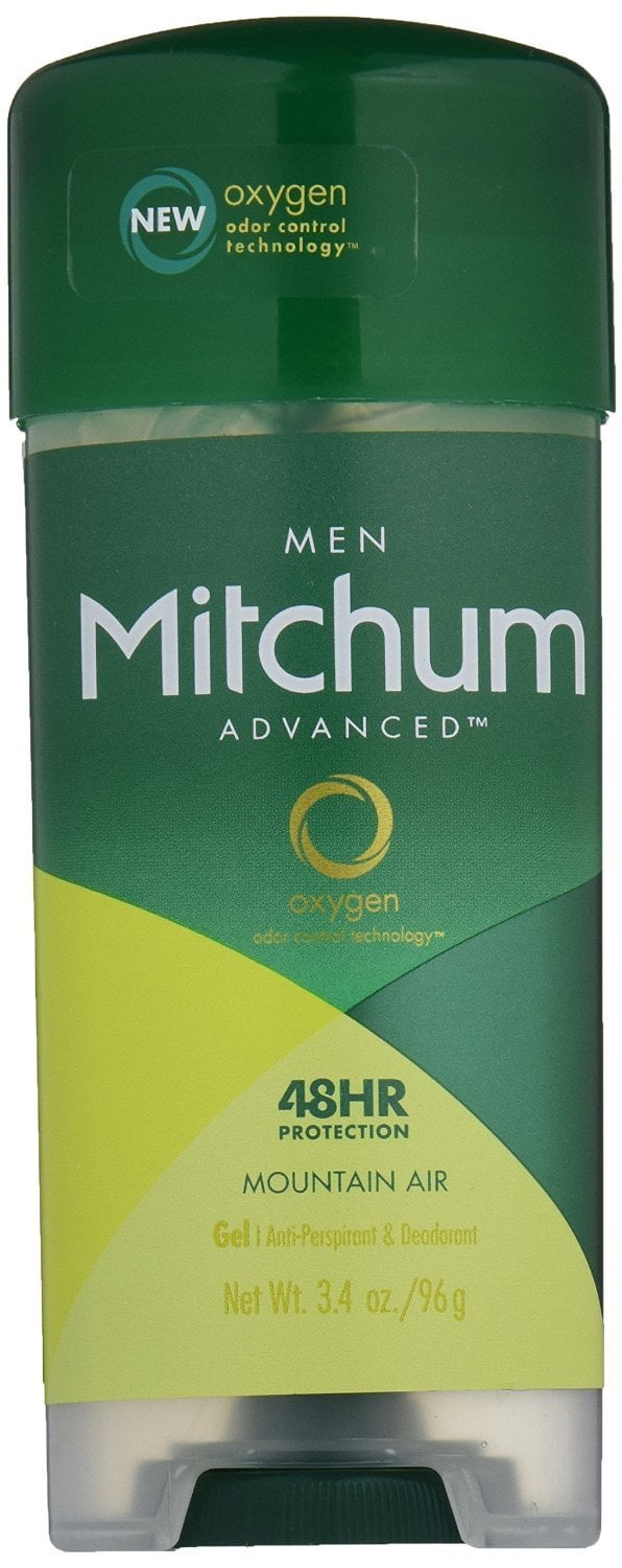 Mitchum Anti-Perspirant & Deodorant Clear Gel, Mountain Air - 3.4 oz 6 ...