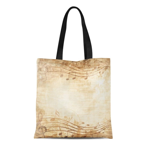 HATIART Canvas Bag Resuable Tote Grocery Shopping Bags Brown Vintage ...