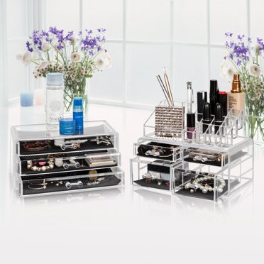 Rotating Cosmetic Storage Tower, Makeup Organizer - Walmart.com