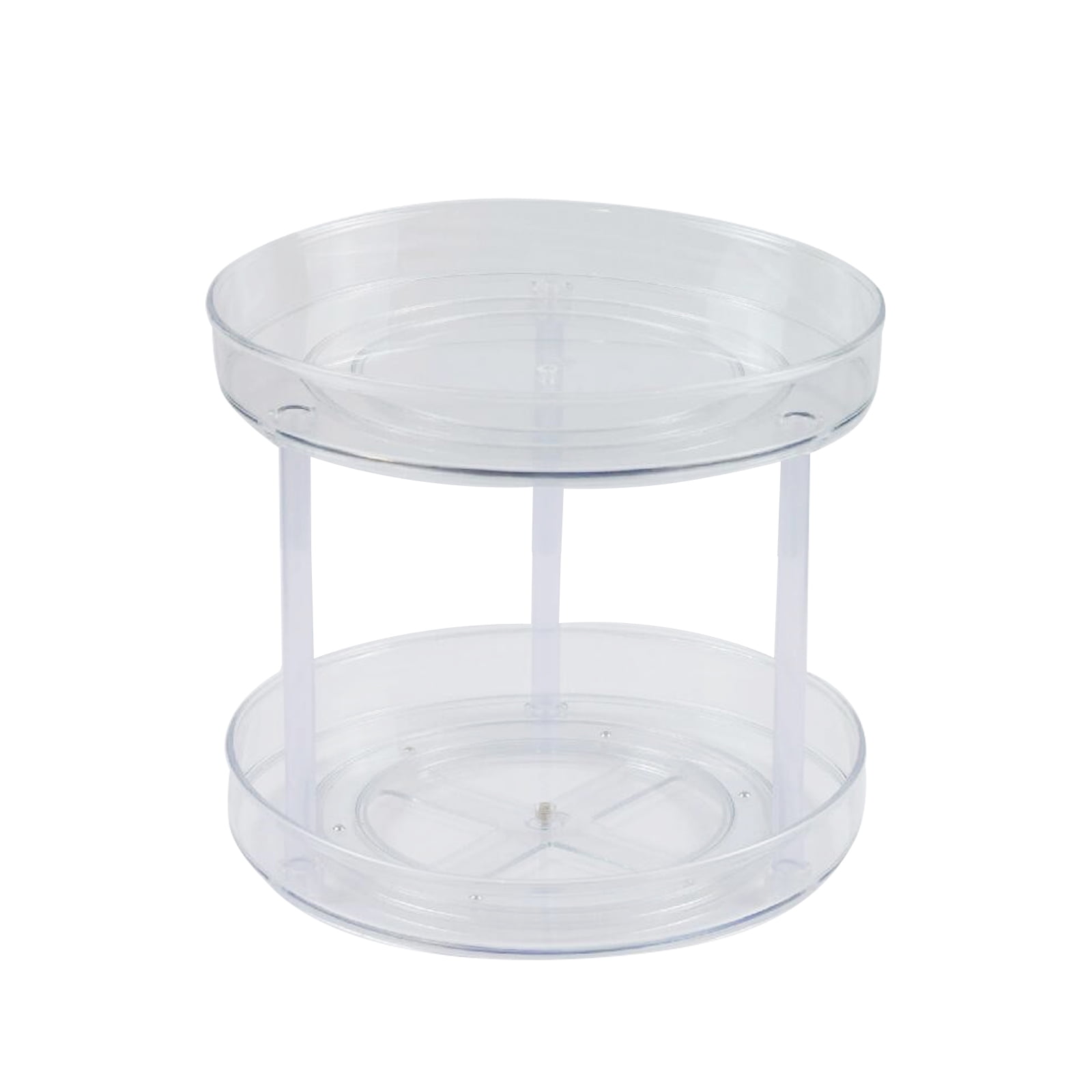 Hvacstar 2-Tier Lazy Susan, Turntable Food Storage Container, Spinning ...
