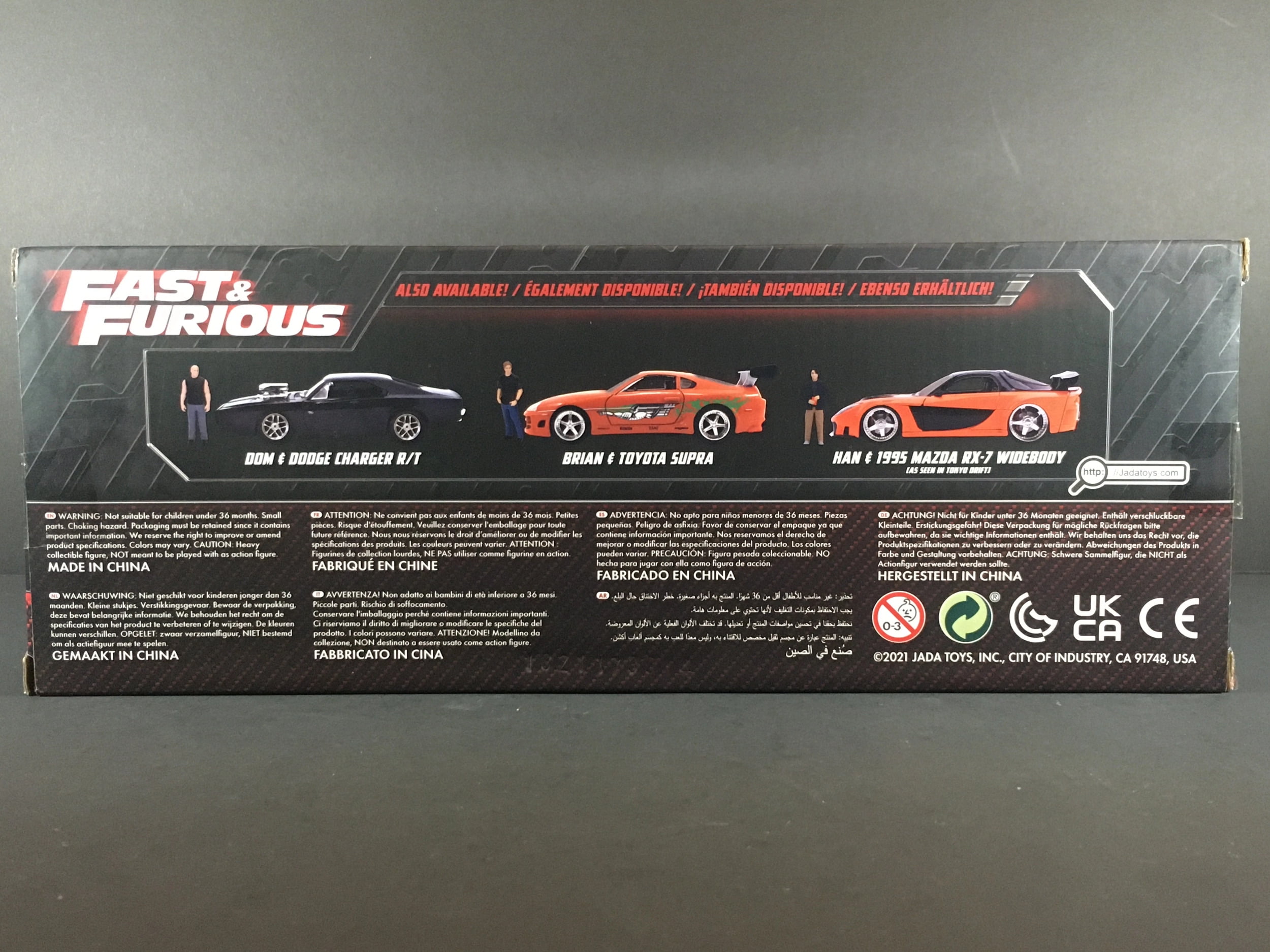 Buy Jada - Fast and the Furious: Tokyo Drift - Han 1995 Mazda RX-7 Widebody - 1:24 Scale Online ...