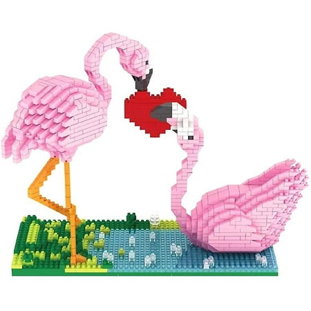 Micro Building Blocks Pet Mini Building Toy Bricks,1500 Pieces Kljm-02 (flamingo)-- | Walmart Canada