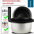 Aluminum Rice Cooker Inner Container Replacement Nonstick Cooking Pot ...