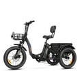 Addmotor Electric Trike, 750W Foldable Electric Tricycle, Folding ...