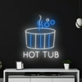 Handmadetneonsign Hot Tub Neon Sign, Bathroom Hotel Neon Led Art Decor ...
