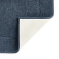 Mainstays Soft Touch Navy Polyester Tufted 2-Piece Bath Rug Set, 20" x ...