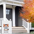 Love Cat Porch Flags Double Colored Cartoon Style Fluffy Cat Kitten ...