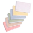 300 Pack Lined Note Cards 6 Colors, Thick No Hole Paper Pouch For ...