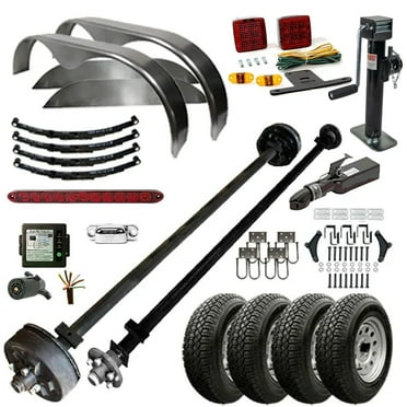 The Trailer Parts Outlet - 1216 - 6'6" x 16' Tandem Axle 7K Utility ...