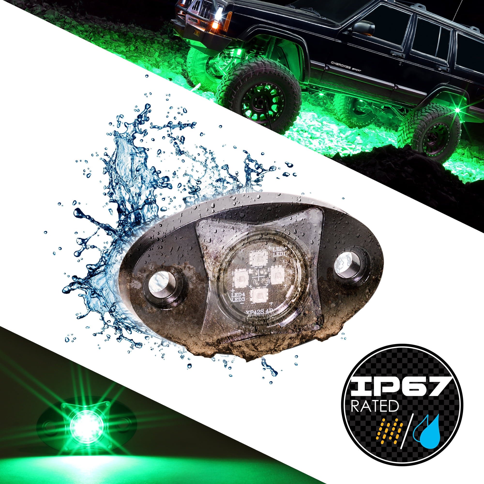 LAMPHUS StarDust SDRL14 4WD 4x4 Offroad LED Rock Crawling Lights for ...