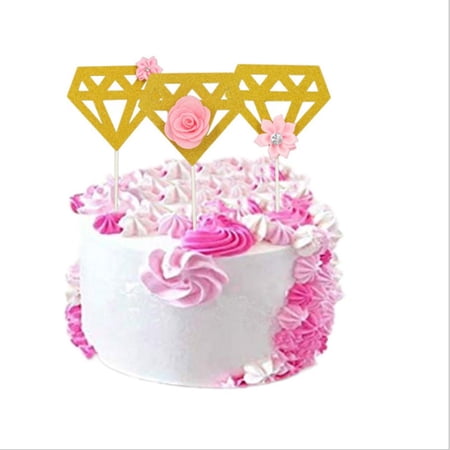 Diamond-shape Cake Inserts Adding a Tasteful Feelings and Memorable ...
