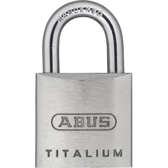 ABUS 64TI by 25 C KD Titalium Aluminum Alloy Keyed Different Padlock ...