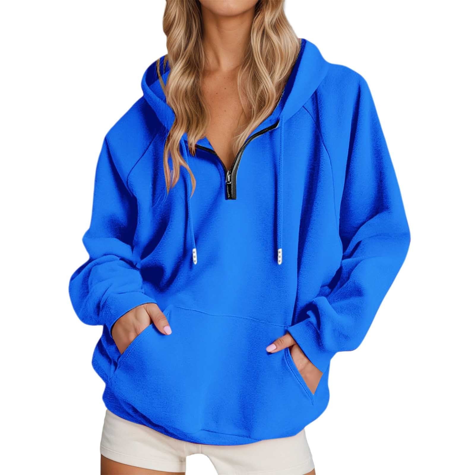 Click here for Duojiaj Womens Casual Pullover Hoodie Half Zip Rag... prices