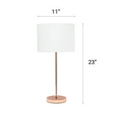 Creekwood Home 23" Essential Sleek and Slender Table Lamp, for ...