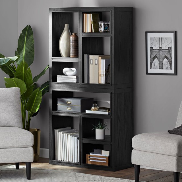Member's Mark Greyson Collection Stackable Modular Bookcase, Charcoal ...
