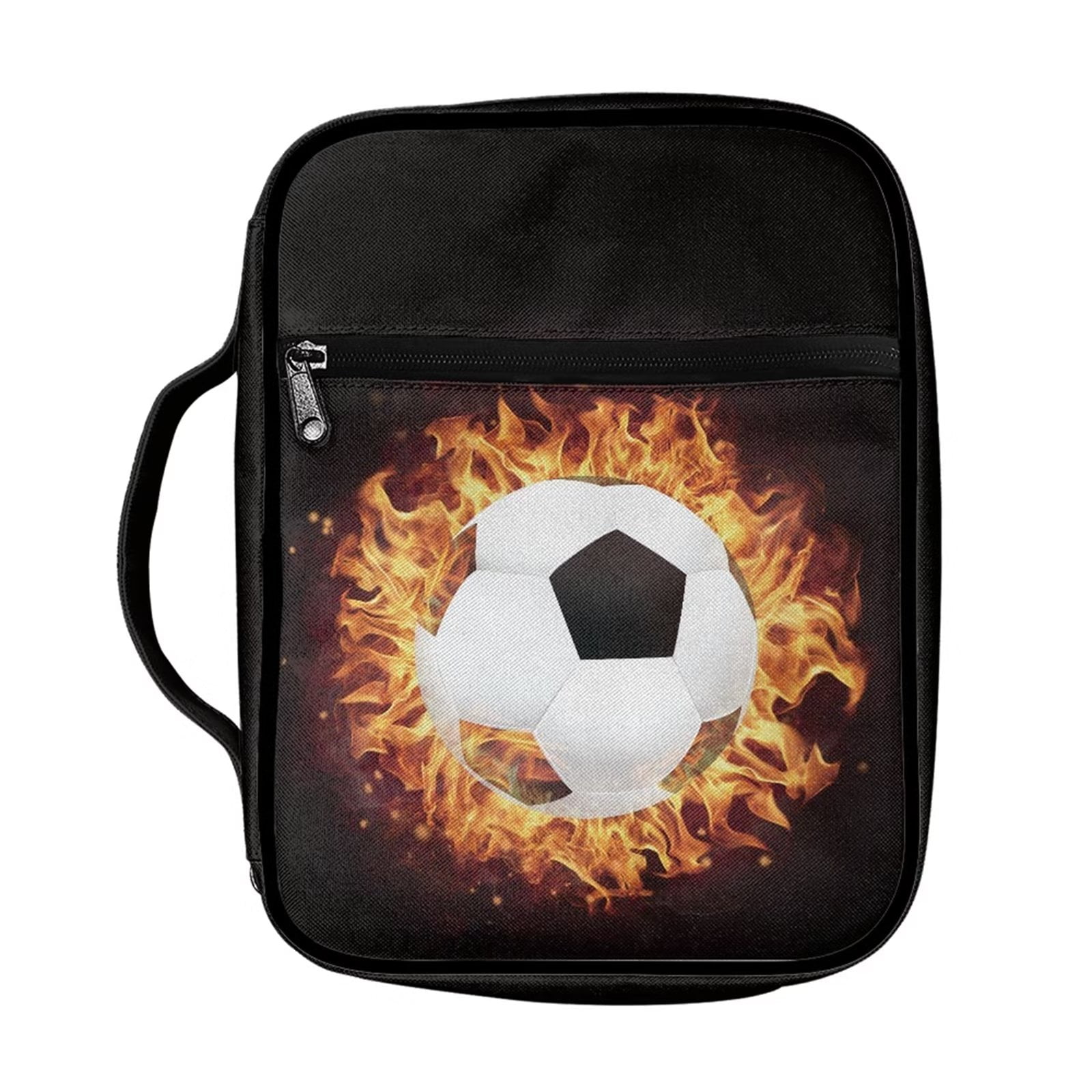 Renewold Fire Soccer Bible Case Protection for Teen Boys Kids Bible ...
